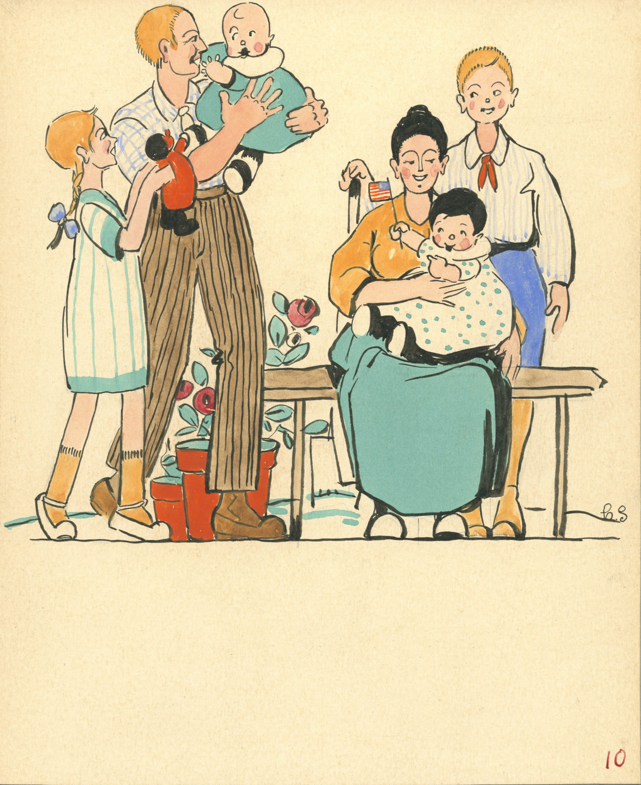 Hookworm - Story of a Boy - Drawings_French Cartoons by B. Stephany_RF ...