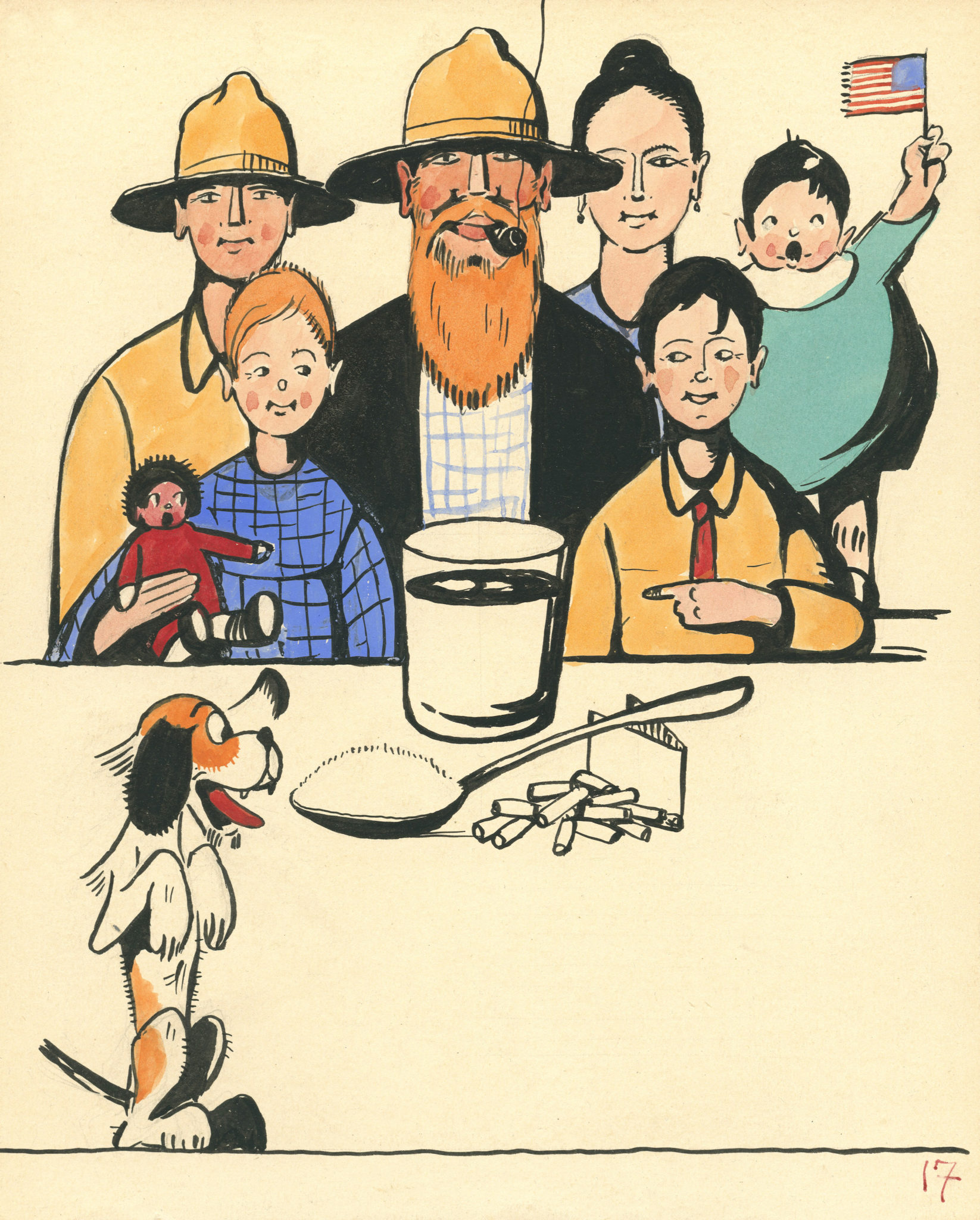 Hookworm - Story of a Boy - Drawings_French Cartoons by B. Stephany_RF ...