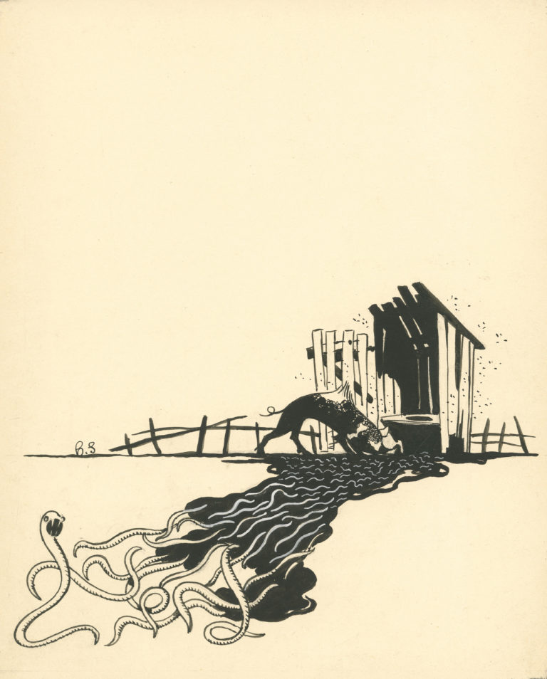 Hookworm - Story of a Boy - Drawings_French Cartoons by B. Stephany_RF ...