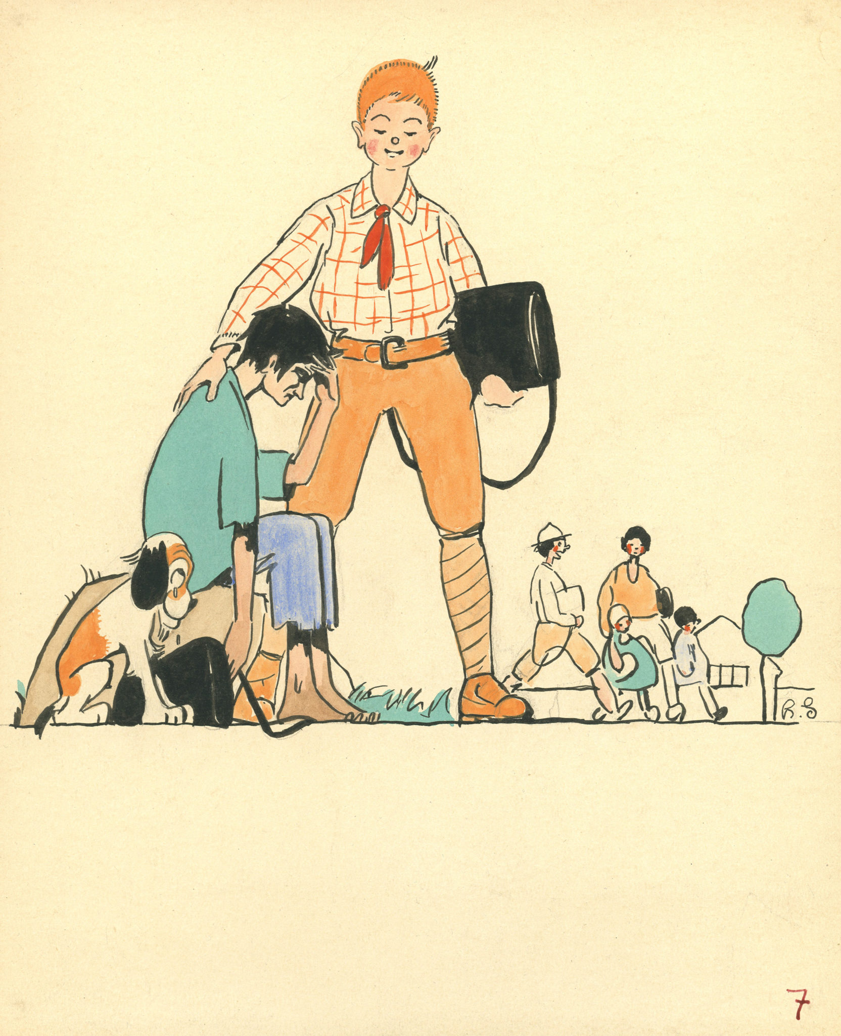 Hookworm - Story of a Boy - Drawings_French Cartoons by B. Stephany_RF ...