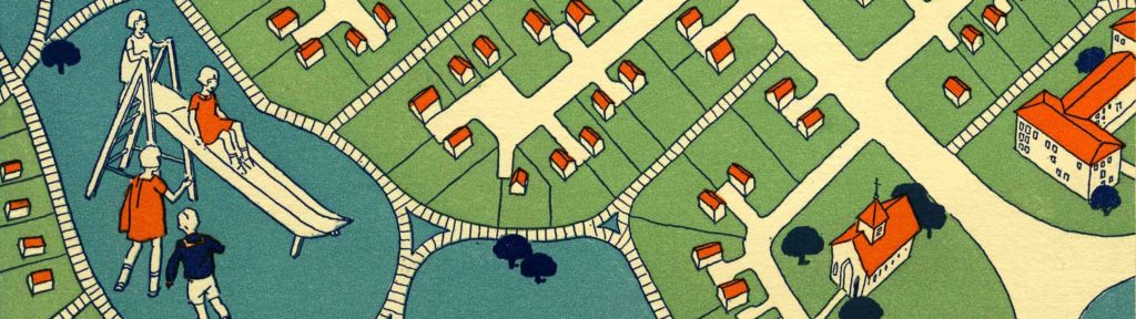 Photos: Radburn, New Jersey. A Planned Community in the 1920s - REsource