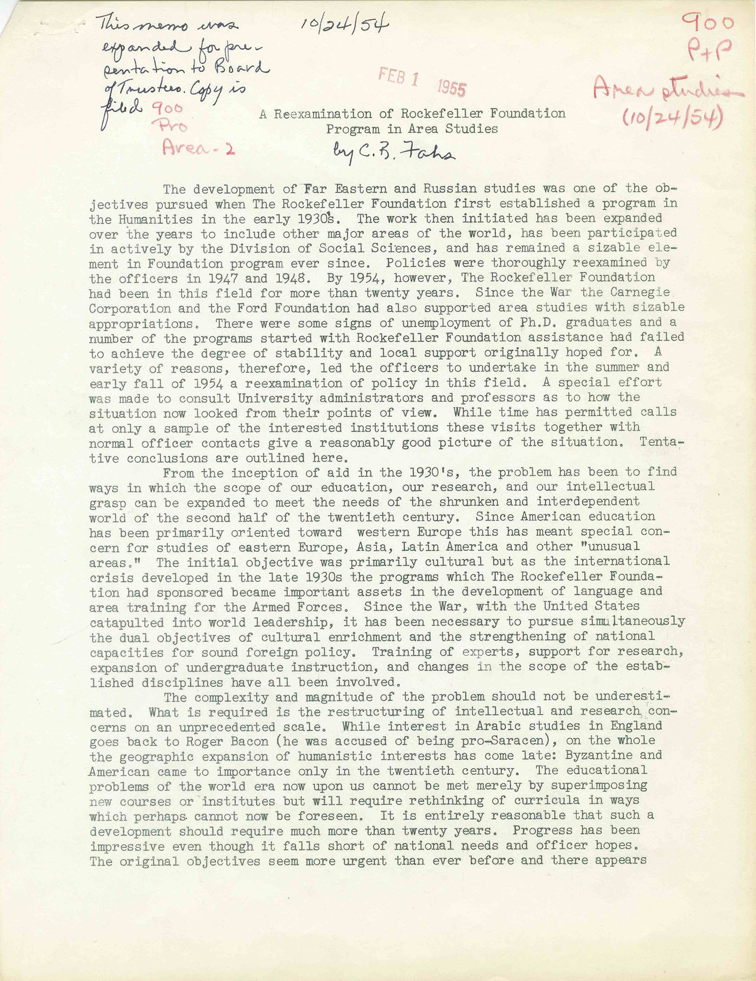 Building Global Understanding: Area Studies, Language, and History ...